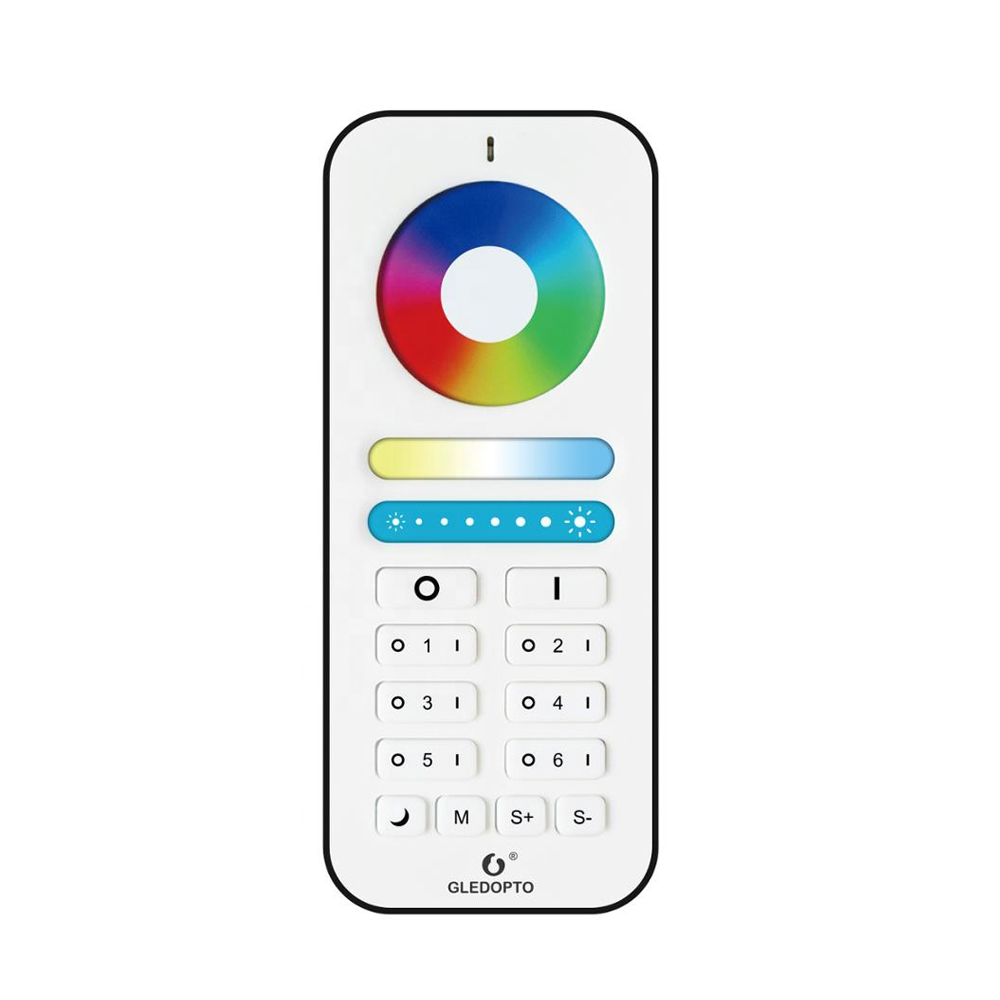 Cumpără Gledopto 2.4g 6 zone rgb+cct led touch remote control (gl-rc ...